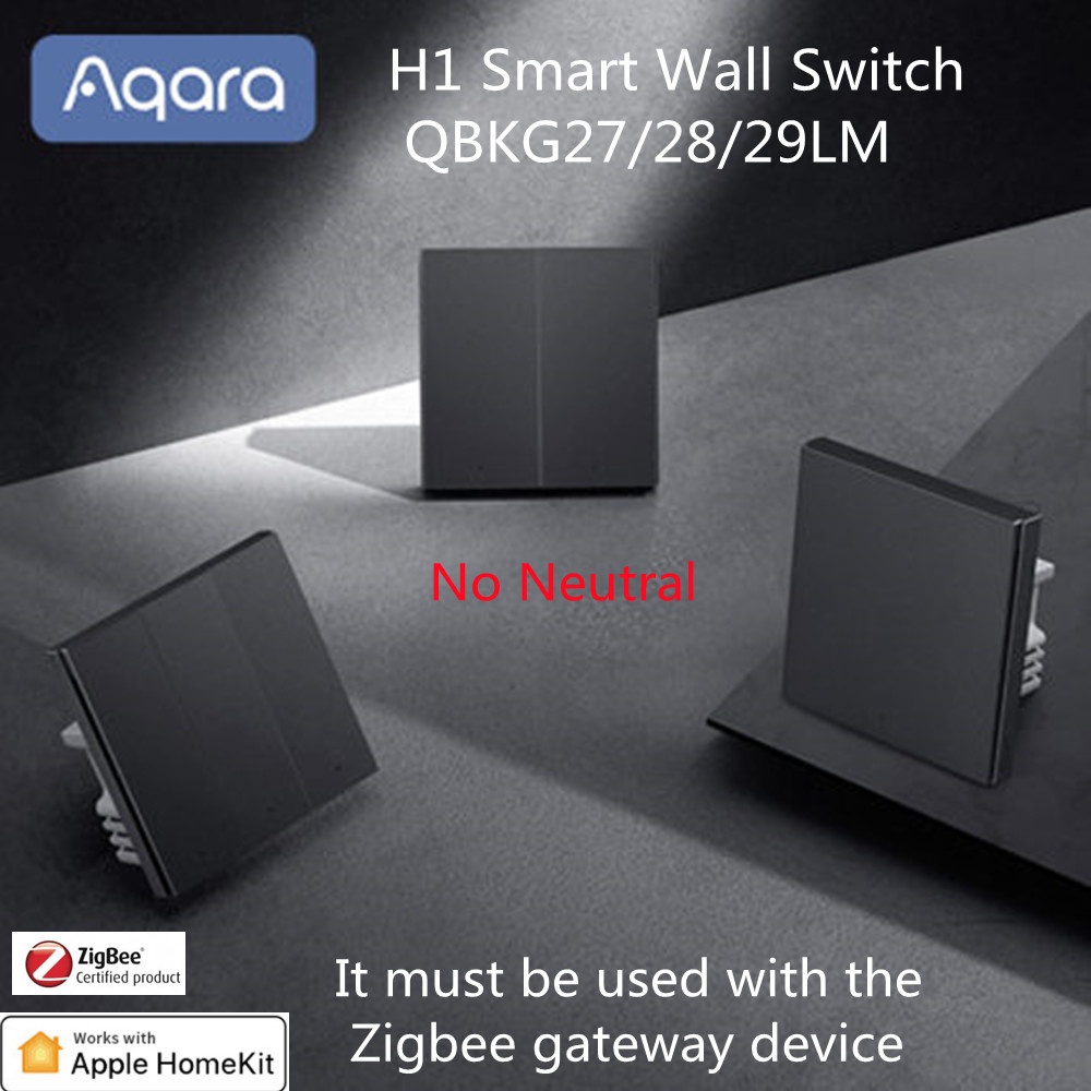 Aqara Smart Wall Switch H1pro Remote/Voice/Timing Control With Zigbee ...