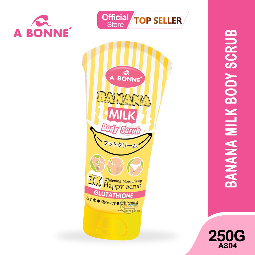 ﹉Abonne Banana Milk Body Scrub 250G ( A804 ) | Shopee Philippines