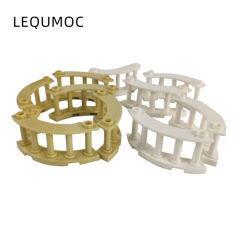 lego parts 30056 furniture 4x4x2 round arc corner railing 5pcs | Shopee ...