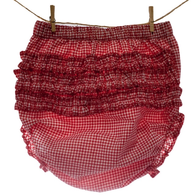 Red Checkered Bloomers | Shopee Philippines