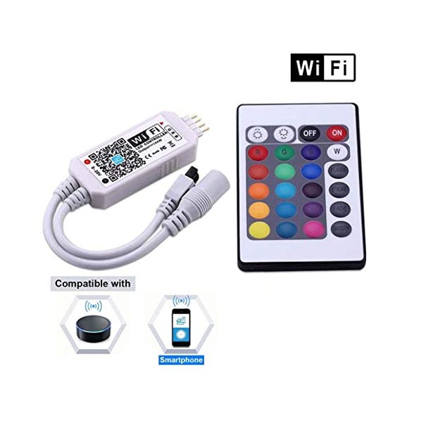 WiFi Wireless LED Smart Controller, Working with Android,iOS System, GRB,BGR, RGB LED Strip ...