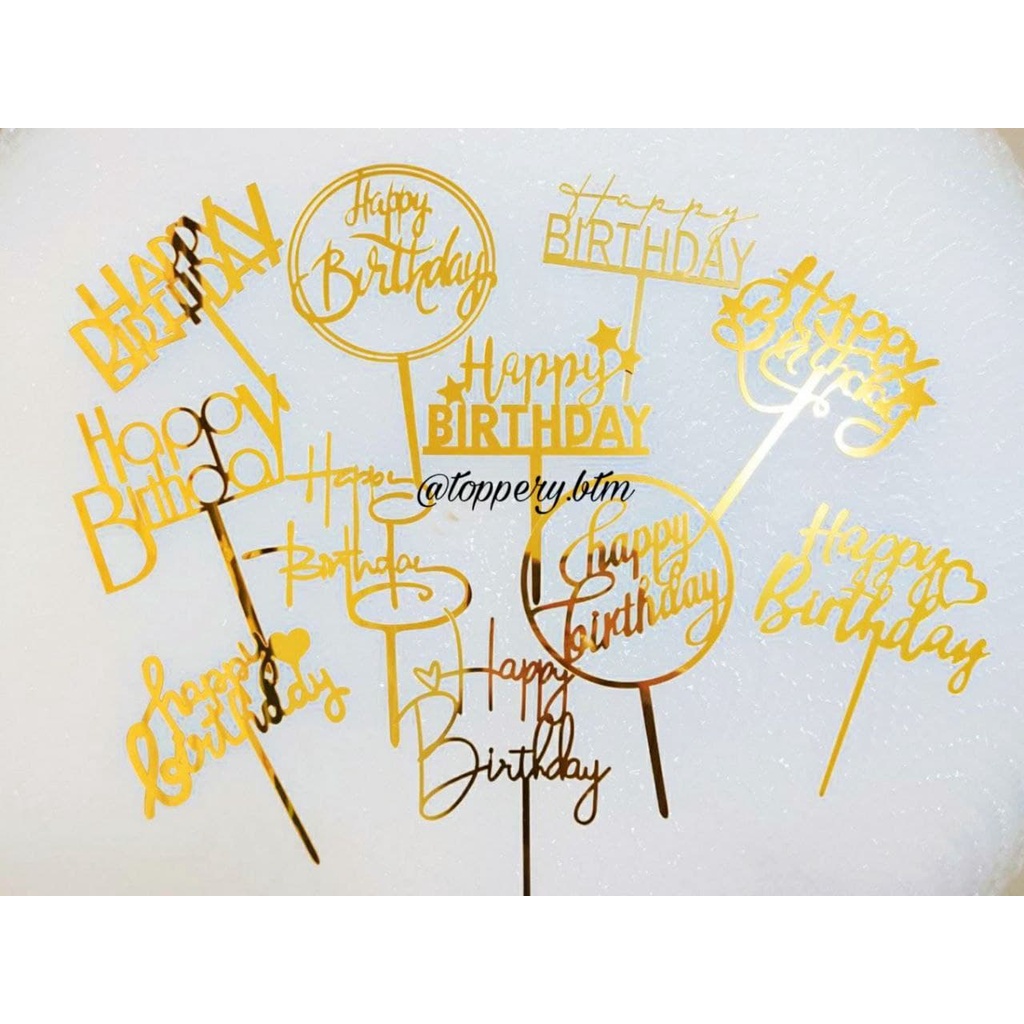 [PART 1] ACRYLIC CAKE Topper HAPPY BIRTHDAY ACRYLIC CAKE Topper CAKE ...