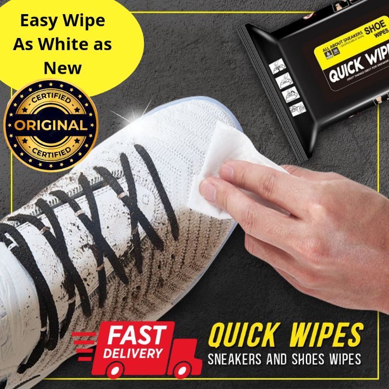 Original Quick Wipes 30pcs/pack for Sneakers Shoes Cleaning Care ...