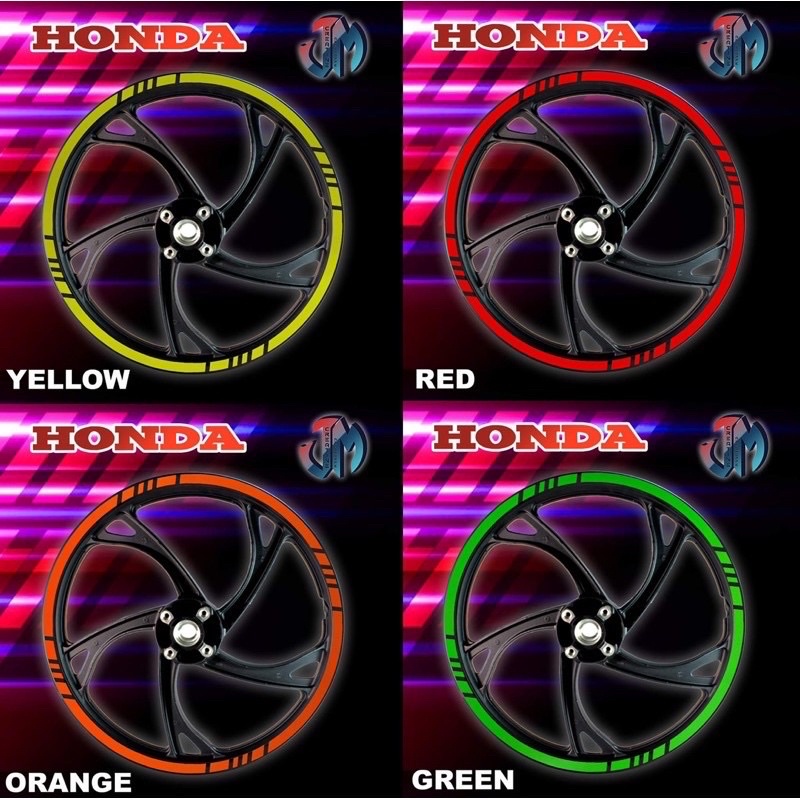 FLOURESCENT NEON MAGS DECALS FOR MOTORCYCLE | Shopee Philippines