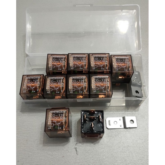 AUTO / MOTORCYCLE RELAY 12 VOLTS TRANSPARENT 80AMP | Shopee Philippines