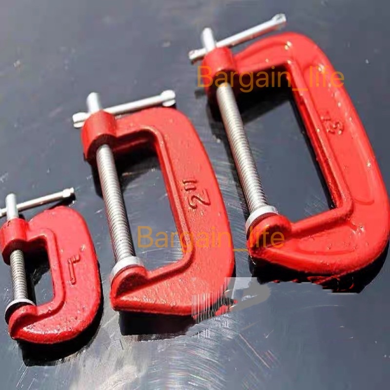 3pcs Metal C-clamp G-clamp Handyman Woodworks Carpenter Vise Grip+ ...