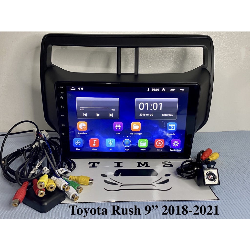 TOYOTA RUSH 2018 2019 2020 2021 9” Android Head Unit Stereo IPS and AHD ...