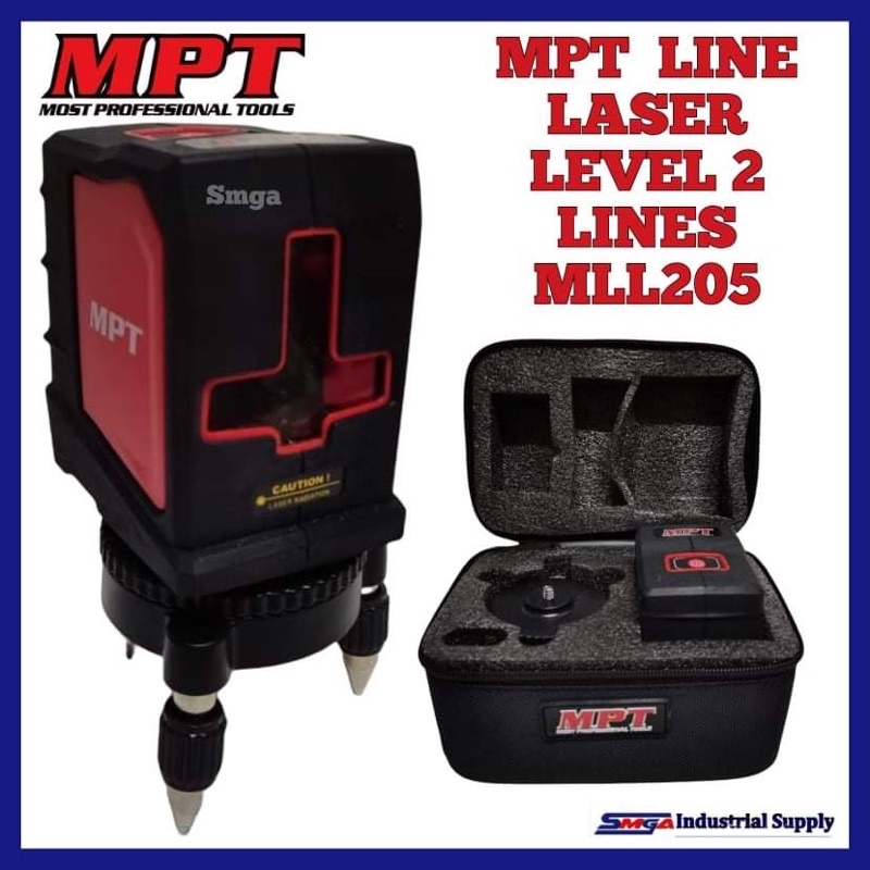MPT LINE LASER LEVEL 2 LINES MLL205 | Shopee Philippines