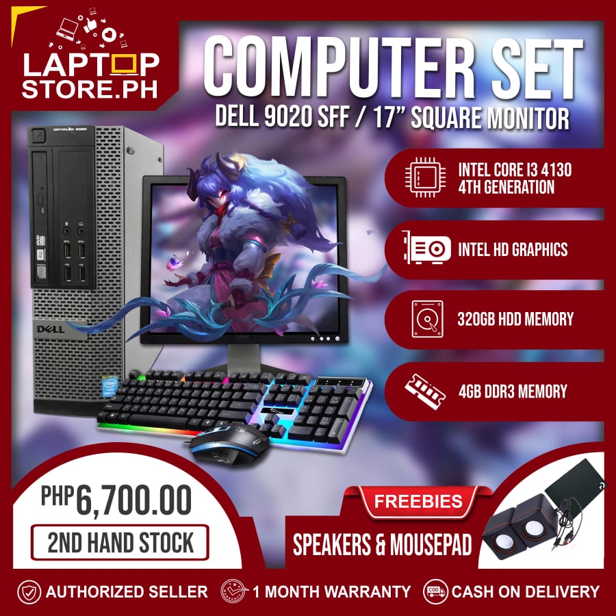 Computer Set Package CPU DELL Optiplex 9020 Intel Core i3 4130 4gb ...