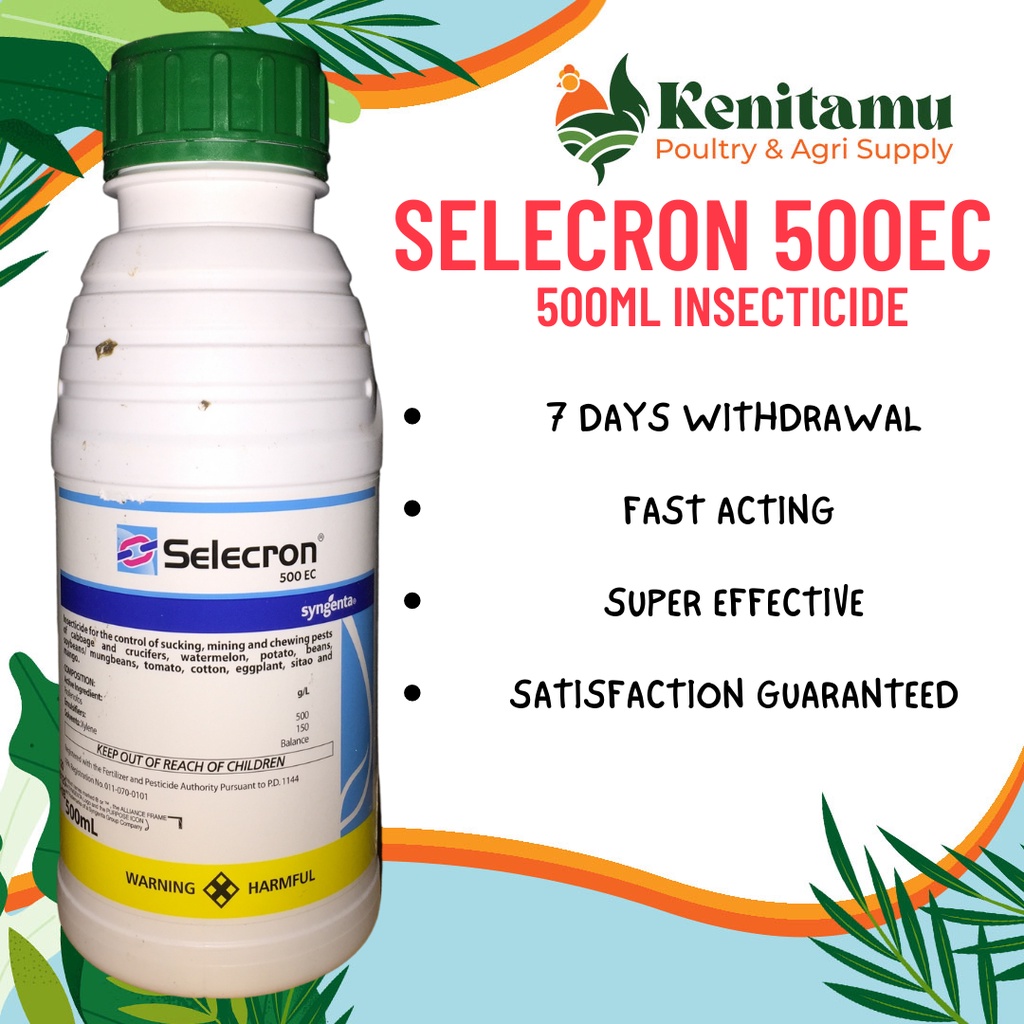 SELECRON 500EC 500ML INSECTICIDE BY: SYNGENTA | Shopee Philippines