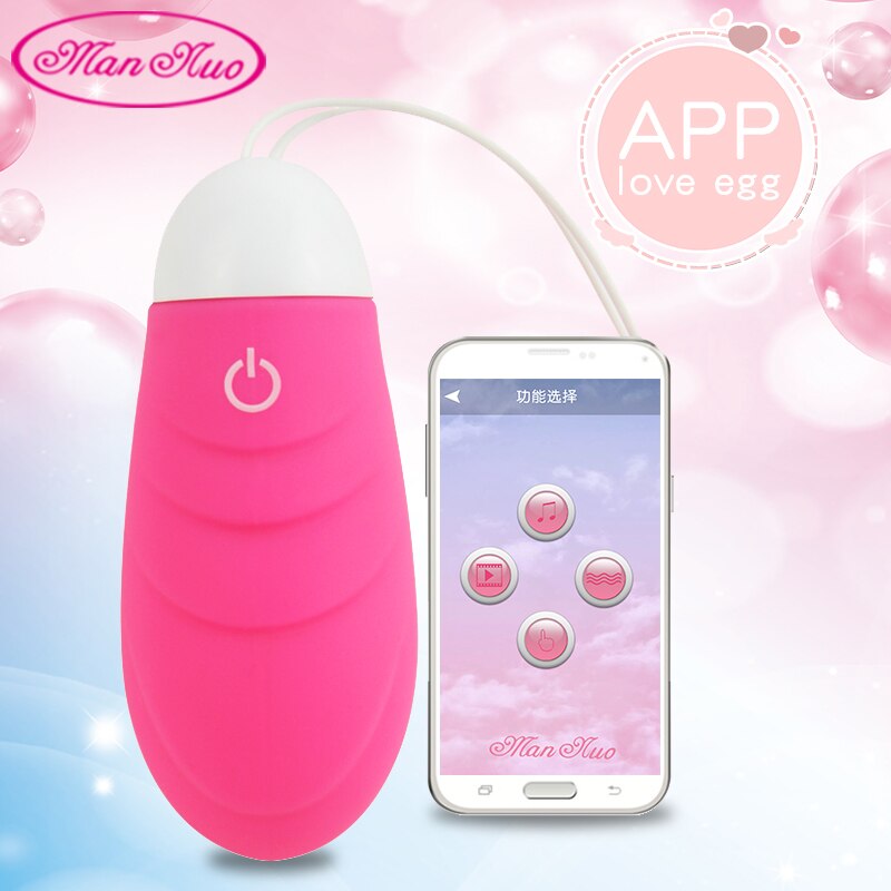Man Nuo Android Ios Smart Phone Remote Control Vibrator Mini Egg Sex