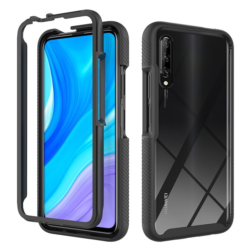 Huawei Y9s Y9a Full Body Clear Bumper Hybrid Armor Shockproof Cover ...