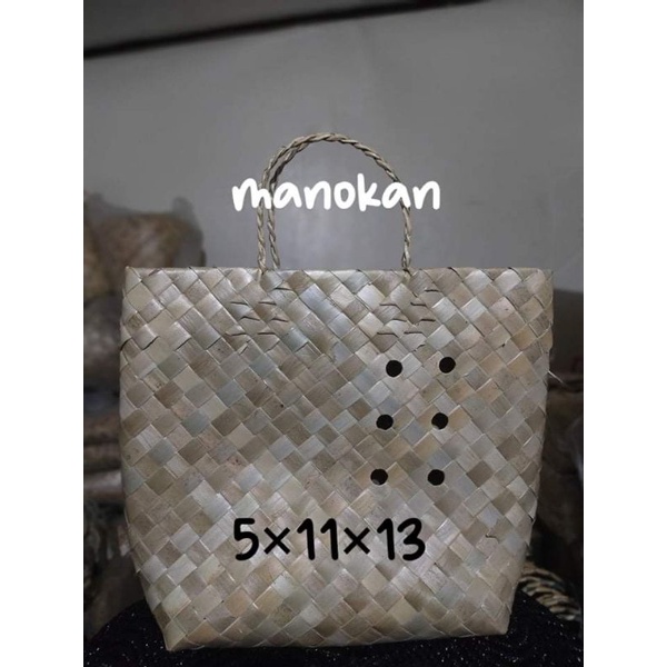 Made to Order - Manukan 5x11x13 - Native Bayong Bag | Shopee Philippines