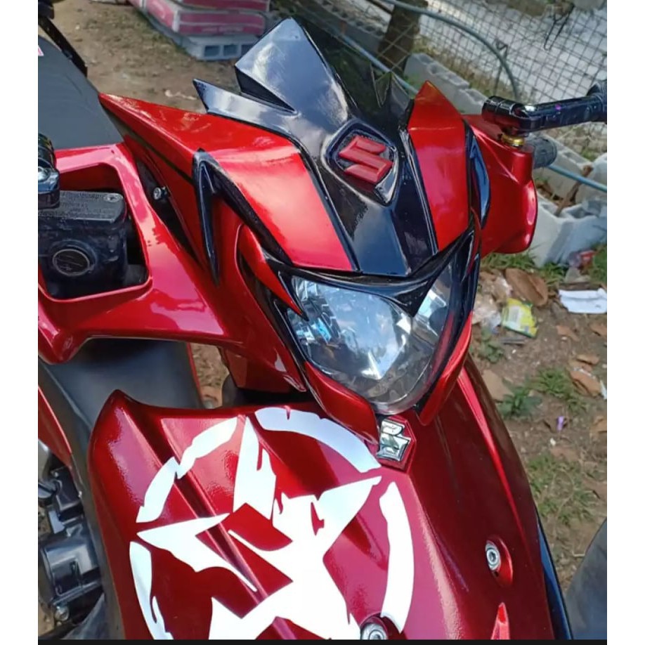 Suzuki Smash 115 Mask and Visor SET Fibermade | Shopee Philippines