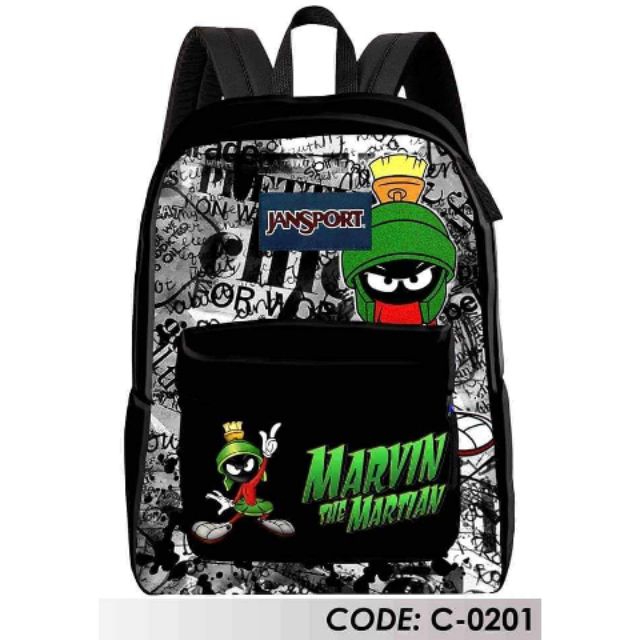 COD JS Superbreak Character MARVIN THE MARTIAN Designs Bag Backpack ...