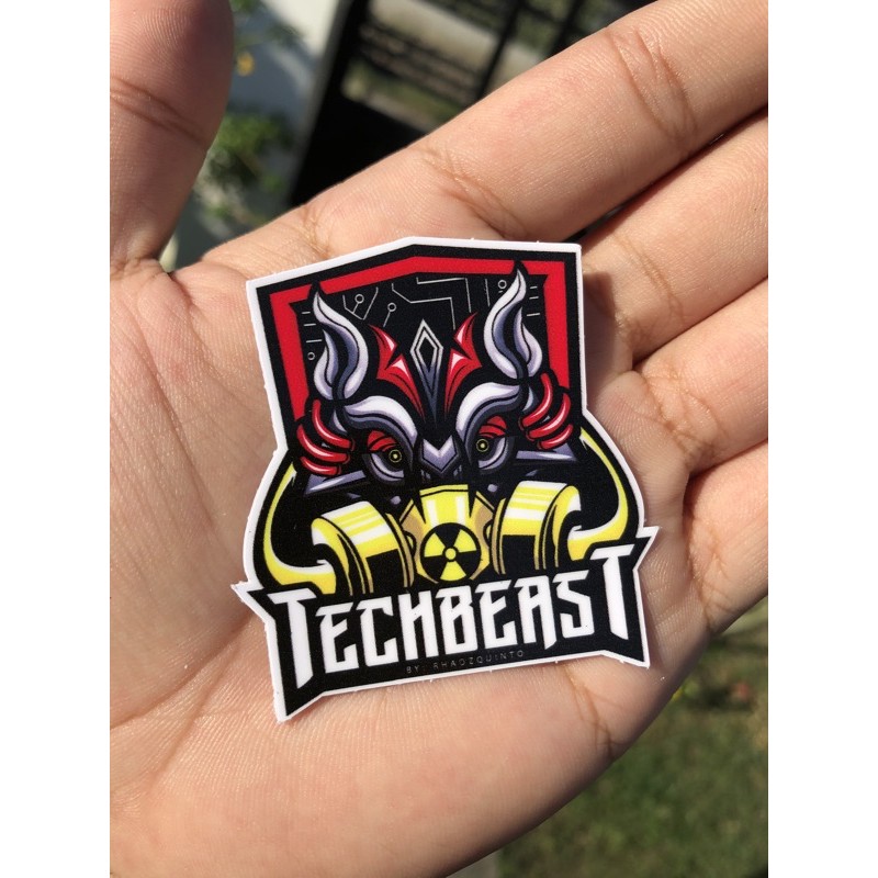 Techbeast Official Sticker Waterproof Vinyl Quality Non-Fade COD ...