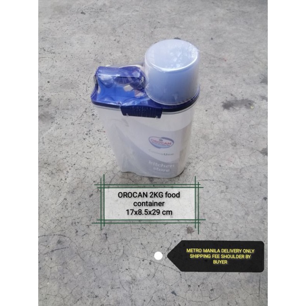 orocan 5kg rice box cereal food container kitchen store (for other ...