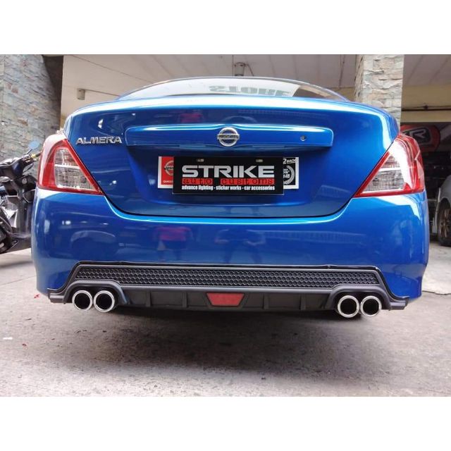 Rear Diffuser for Nissan Almera | Shopee Philippines