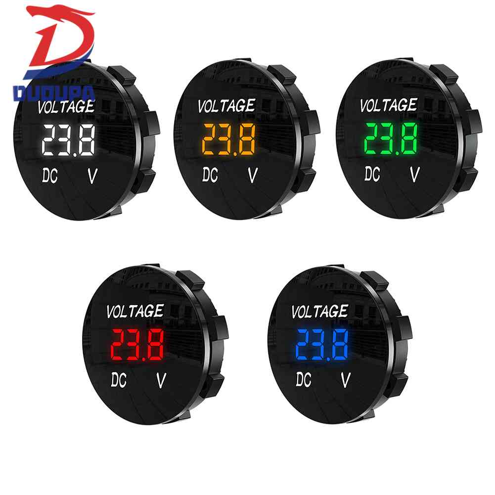 D3 Waterproof Digital Panel Voltmeter Voltage Meter for Car Yacht Boat ...