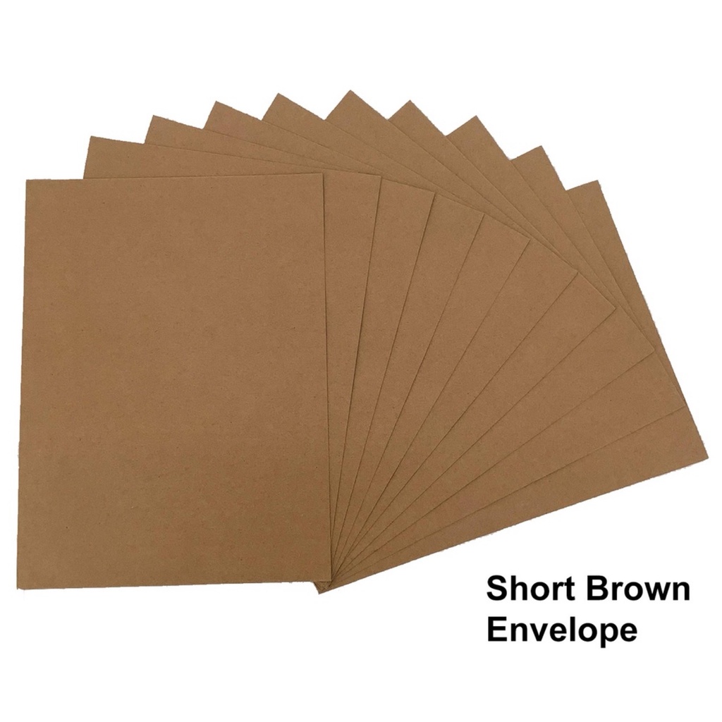Brown envelope /baronial colored envelope/short-long sold 10pcs ...