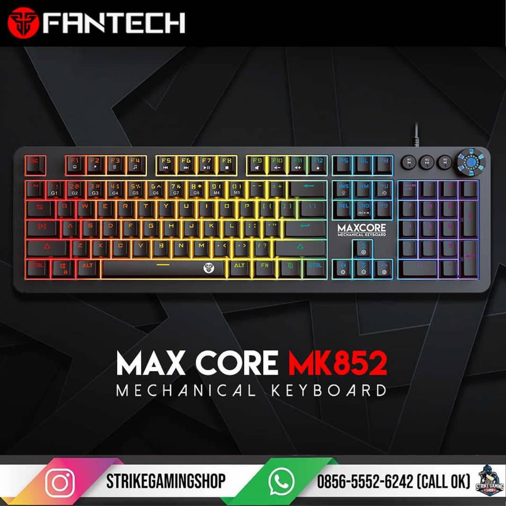 Fantech Mk852 Maxcore Rgb Mechanical Gaming Keyboard | Shopee Philippines
