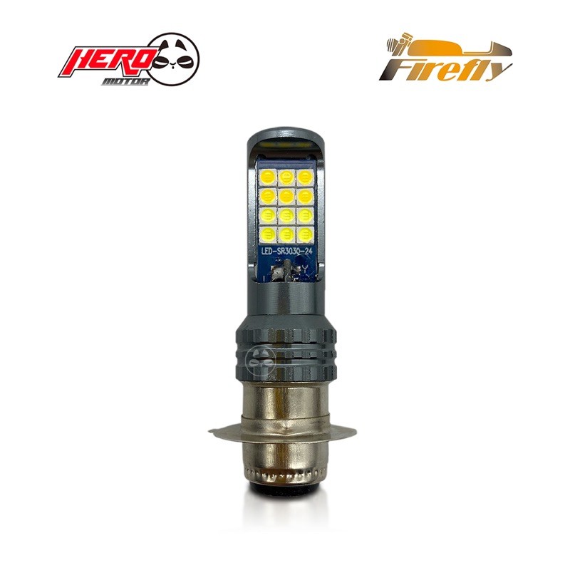 Firefly Hallogen Dual Bulb LED Headlight Hight Yellow Low White Hi/Lo ...