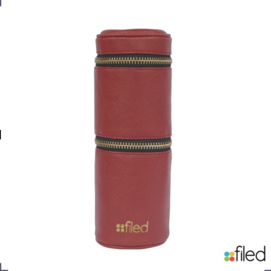 Filed Pen Capsule Luxe Pencil Case (Leatherette) | Shopee Philippines