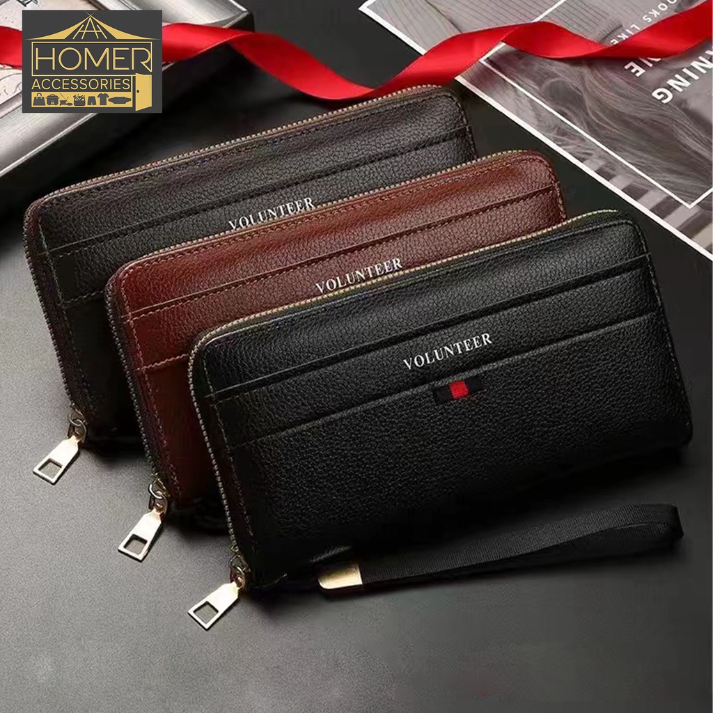 Homer Eugene long Wallet for Men | Shopee Philippines