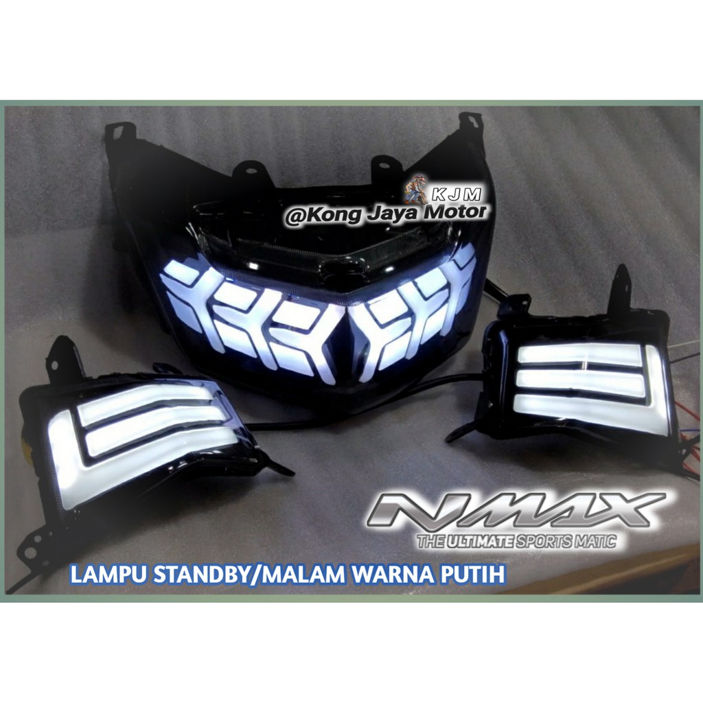 NMAX 155 Lamborghini stop lamp Plus DRL NMAX 155 front turn signal ...