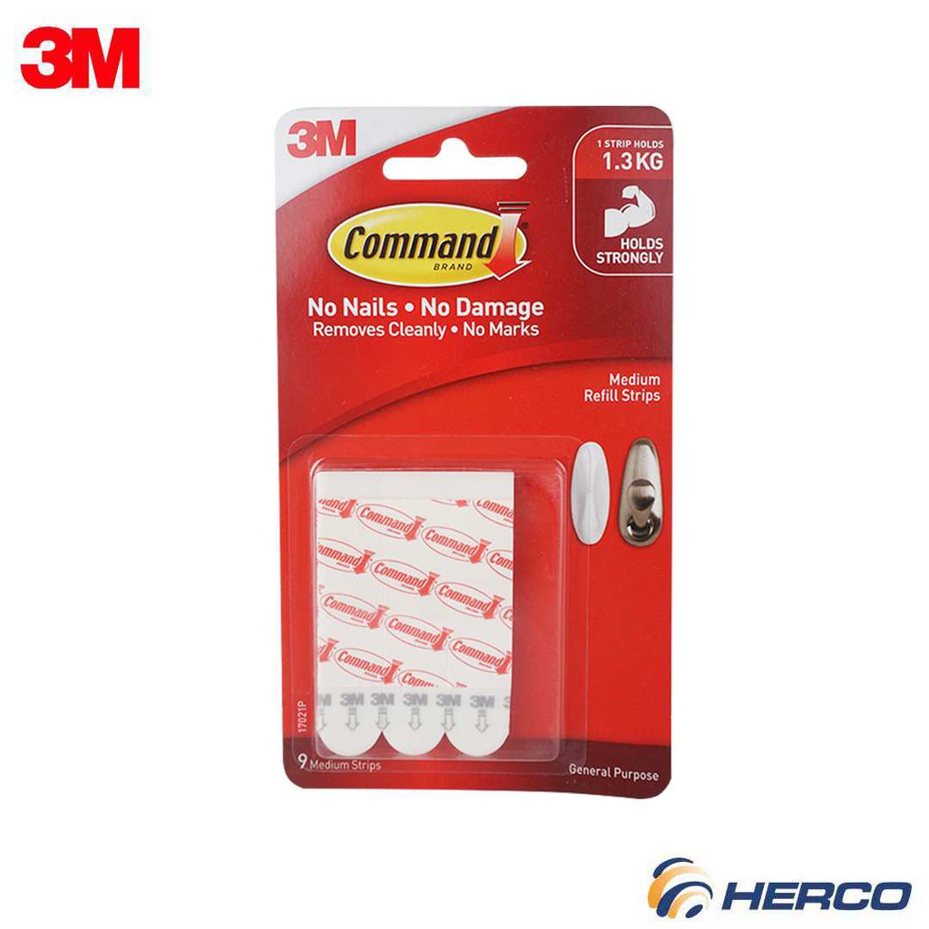 3M Command Medium Mounting Strips | Shopee Philippines