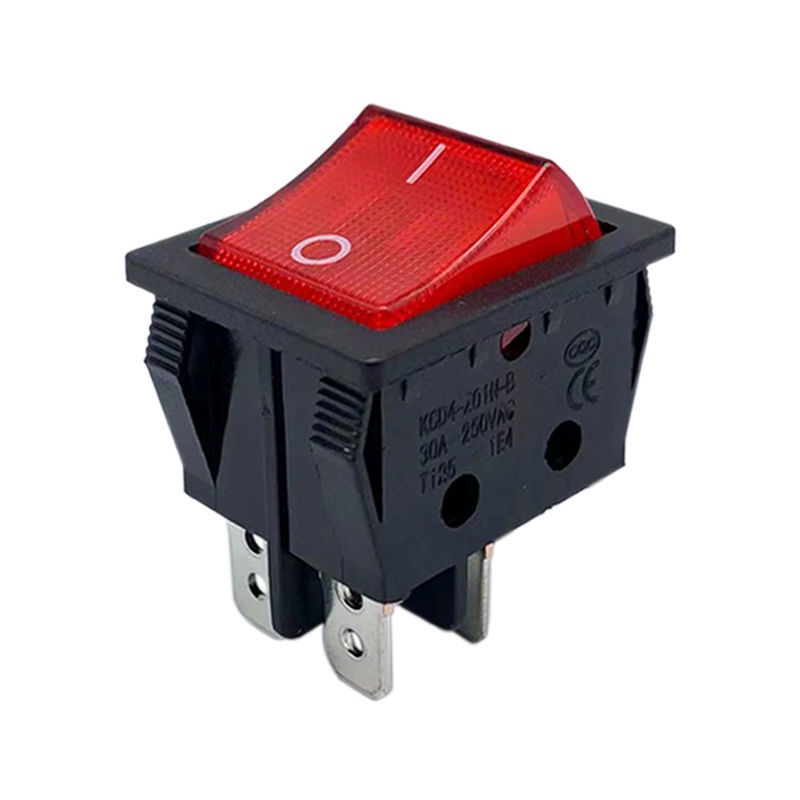20A high-power welding machine switch KCD4 rocker switch with light 4 ...