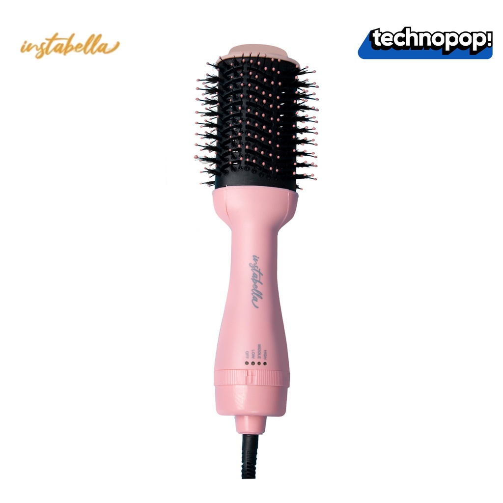 INSTABELLA 1-Step Easy Hot Air Brush, Hair Dryer Volumizer, Electric ...