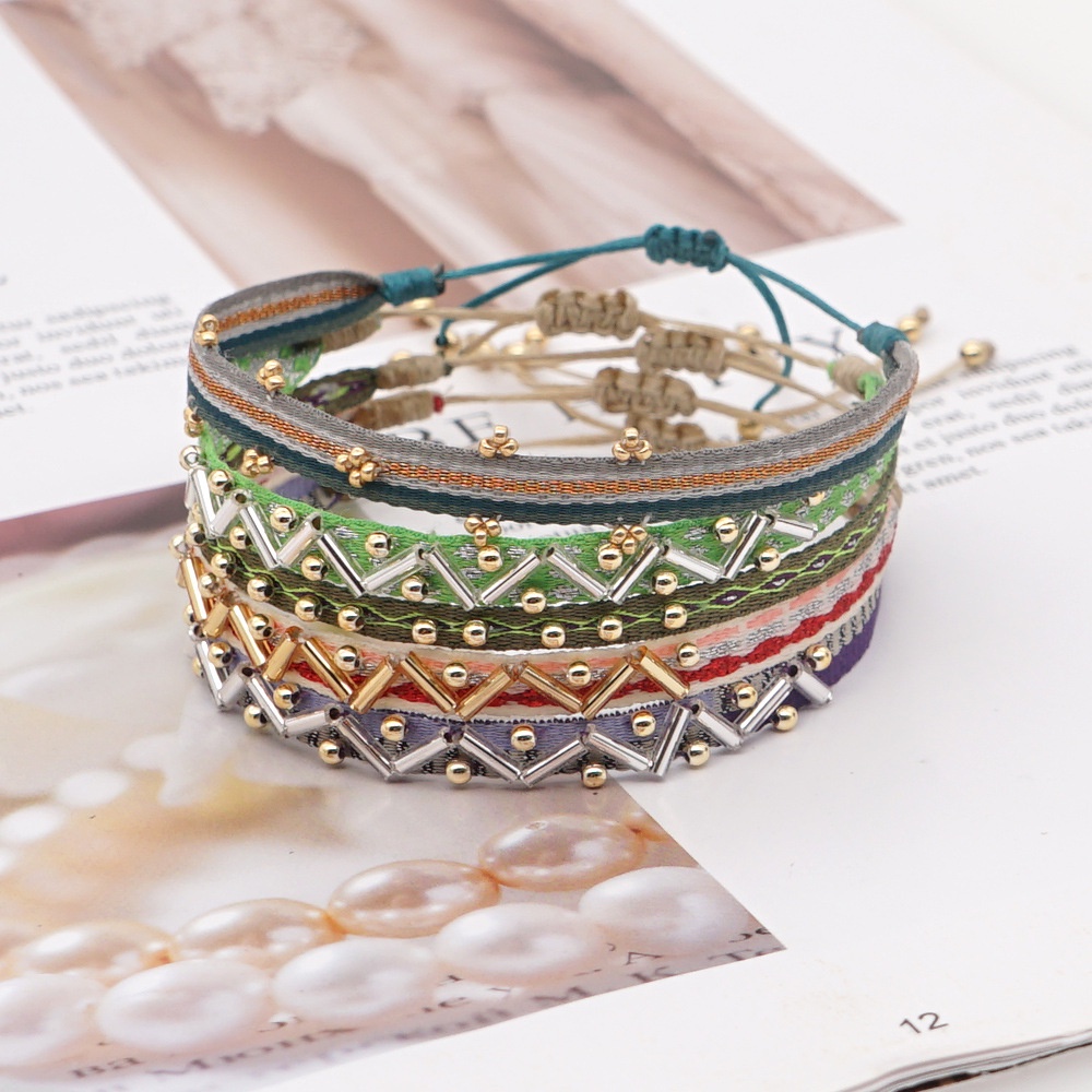 NANA Boho Bohemian Literature and Art Multi-layered Hand Strap Spanish ...