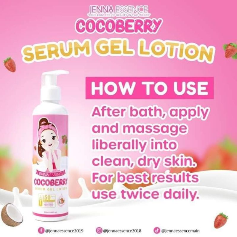cocoberry gel lotion spf50 | Shopee Philippines