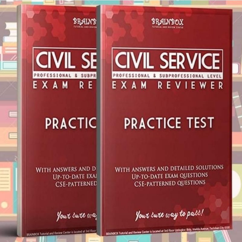 AUTHENTIC BRAINBOX Civil Service Exam Reviewer PRACTICE SET | Shopee ...