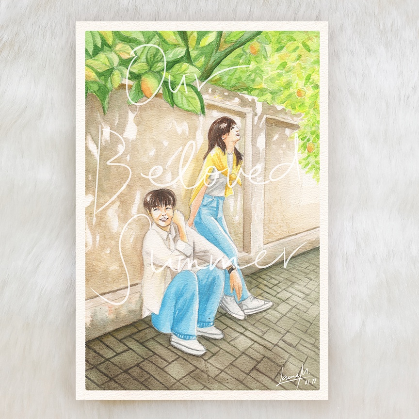 Our Beloved Summer Art Print 4x6 inches | Choi Ung Kook Yeonsu OBS ...