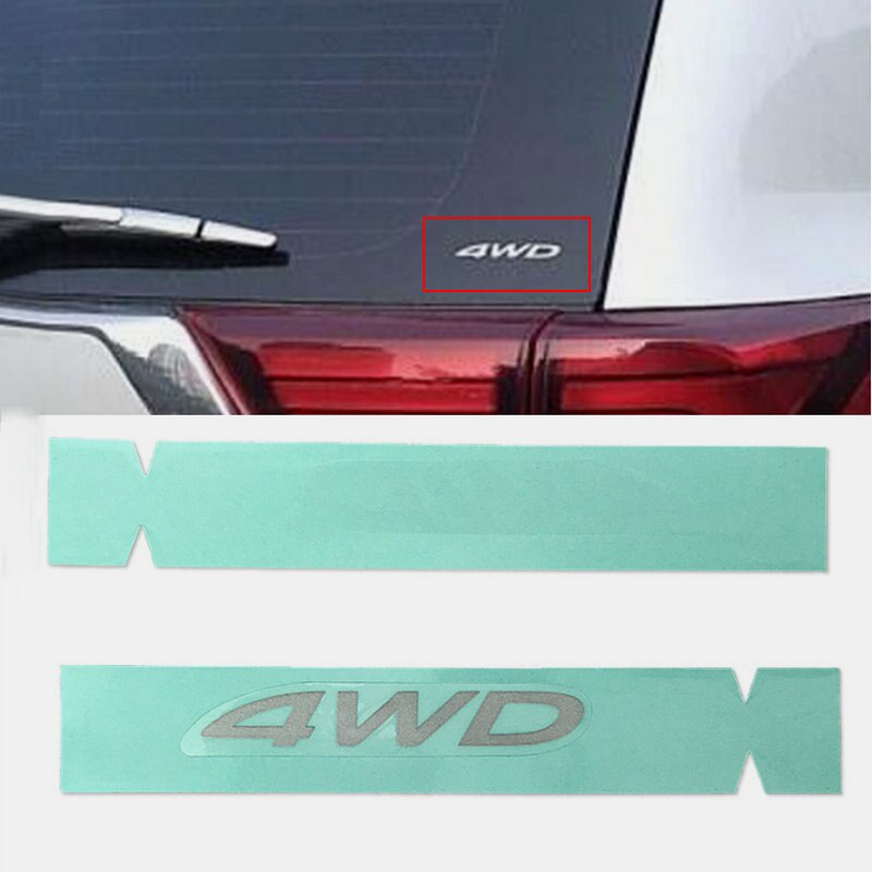 Apply to ASX outlander Tailgate glass 4WD logo Rear windshield 4WD ...