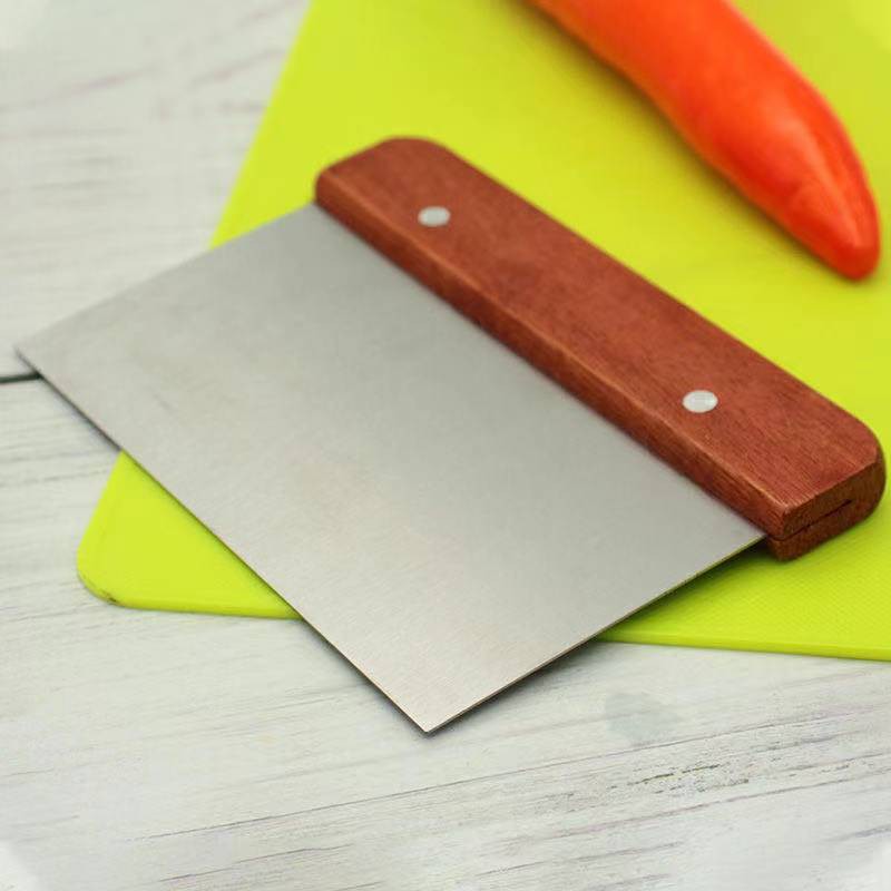 stainless steel metal griddle scraper chopper dough cutter for bread ...