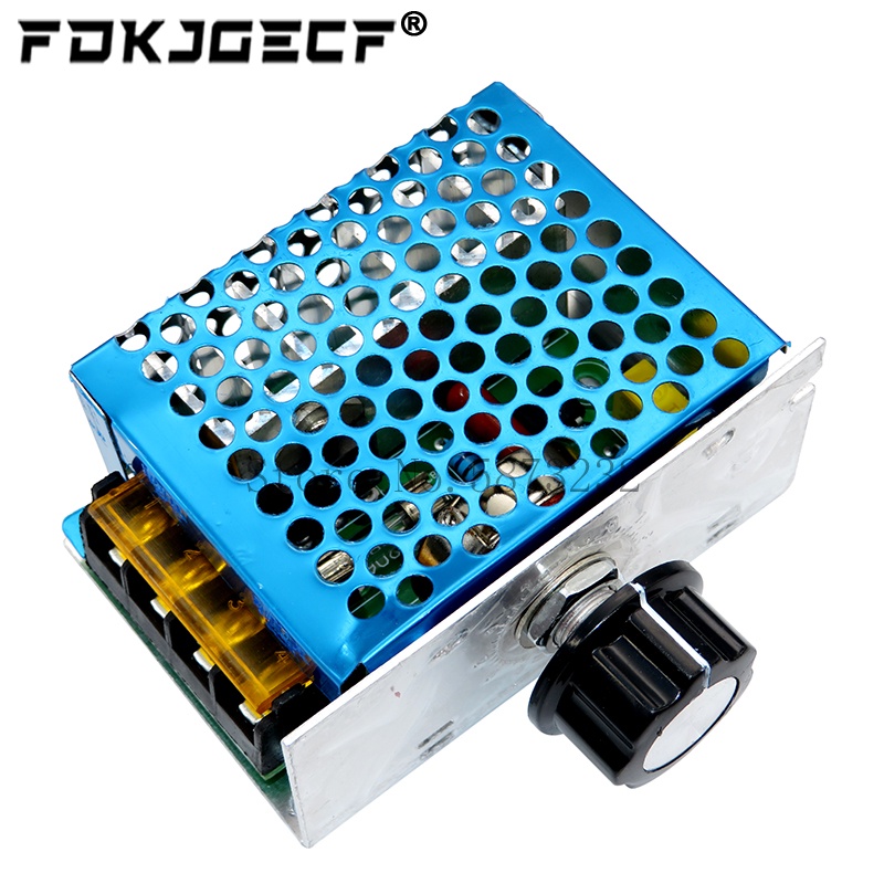 4000W AC 110V-220V SCR Adjustable Motor Speed Controller Control ...