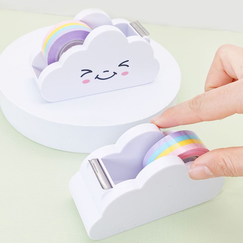 [READY STOCK] Tape Cutting Tool Cute Dispenser Desk Holder Stapler ...