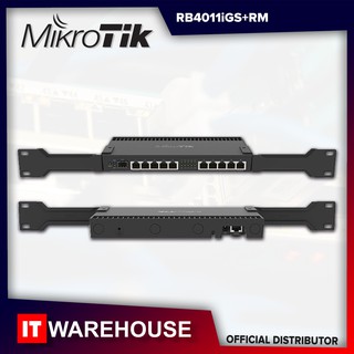MikroTik RB4011- 10-Port Gigabit and SFP+ Management Rackmount Router w ...