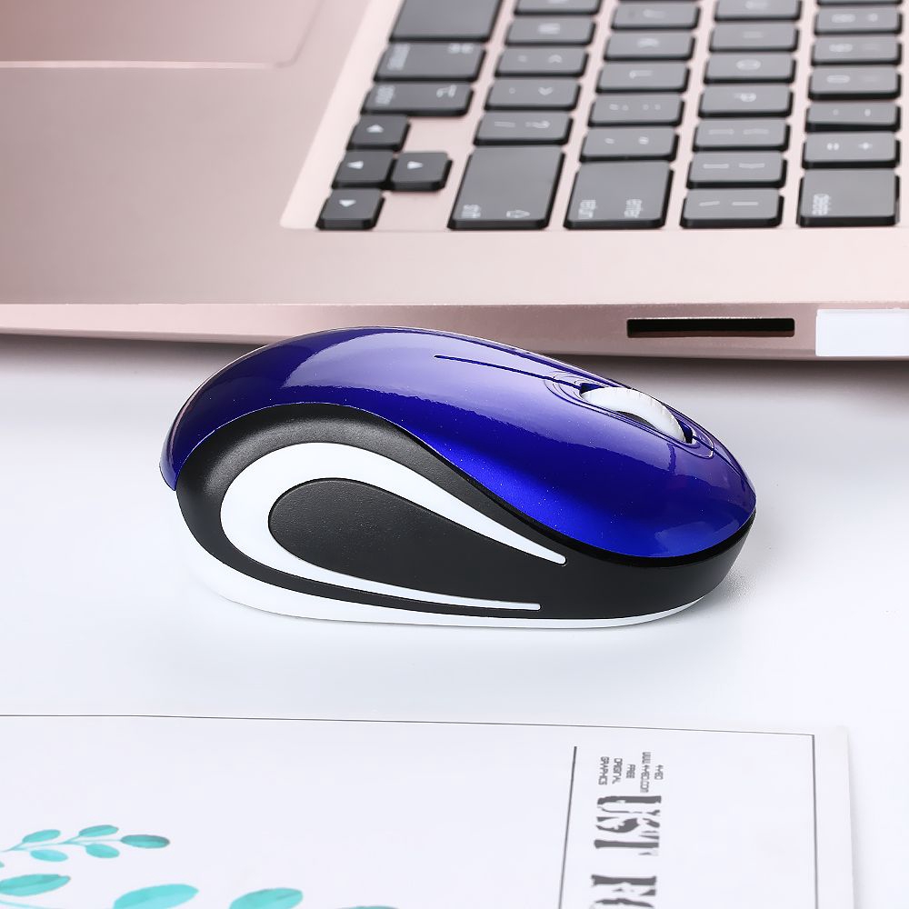 1600DPI Silent USB Wireless Mouse 2.4GHz with USB Receiver Gaming ...