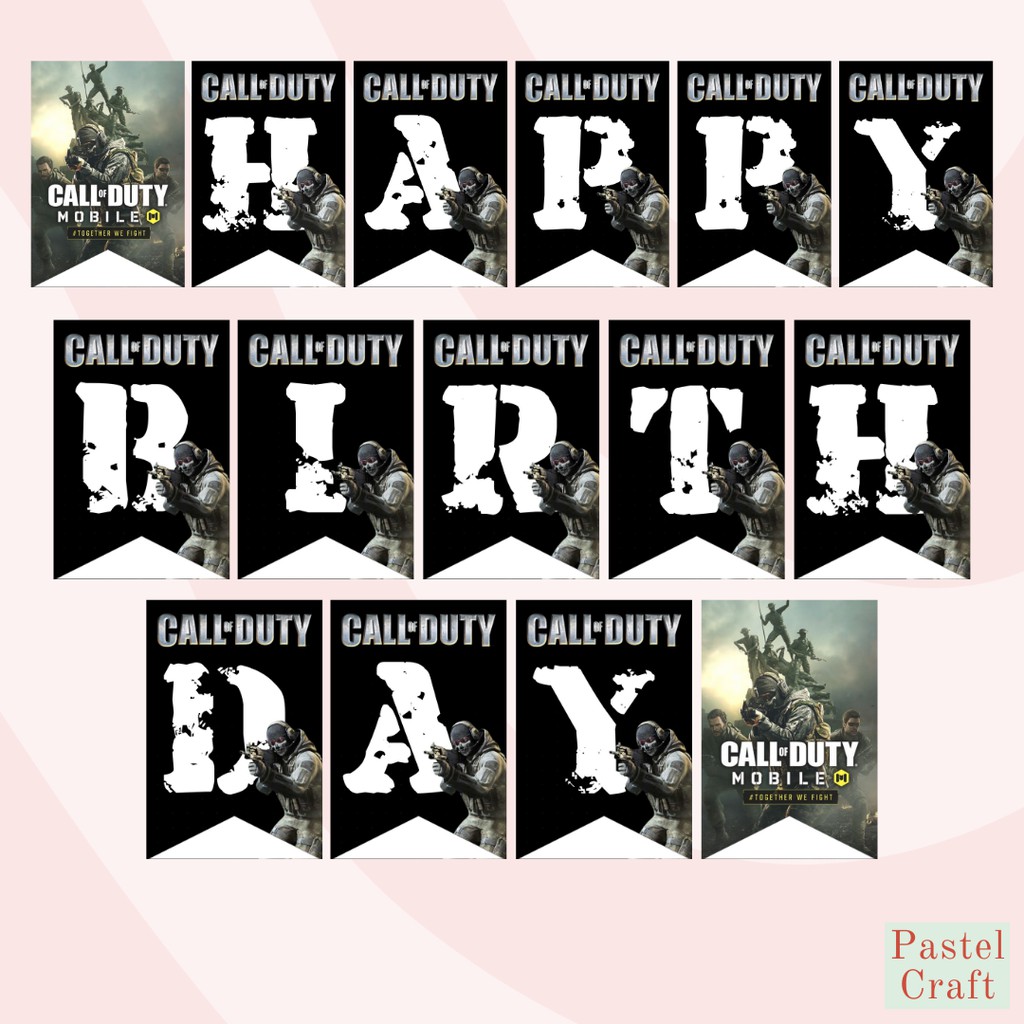 Call of Duty Customized Banner (Message us before you order. Price is ...