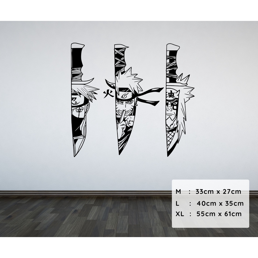 Naruto wall Decal Vinyl sticker (Anime design) | Shopee Philippines