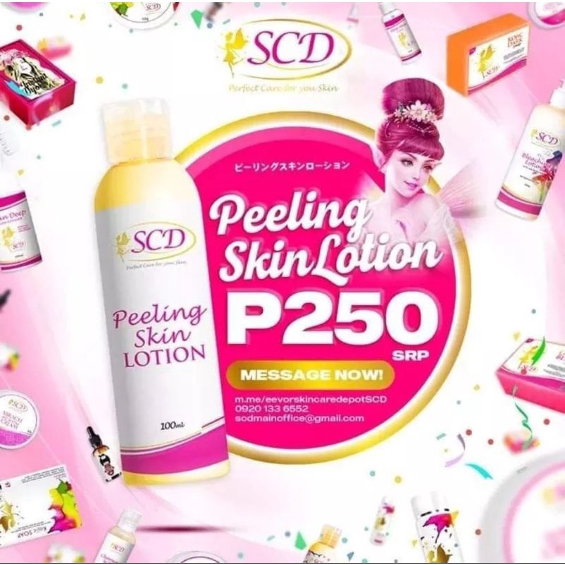 SCD PEELING SKIN LOTION ORIGINAL 100ml | Shopee Philippines