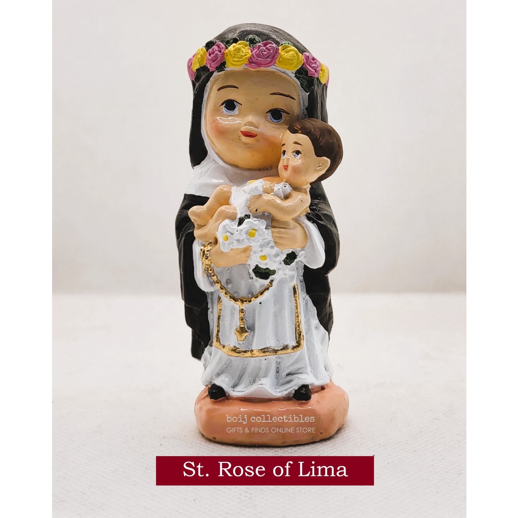 Chibi Saints Religious Mini Statues Height: 3.5-4 inches | Shopee ...