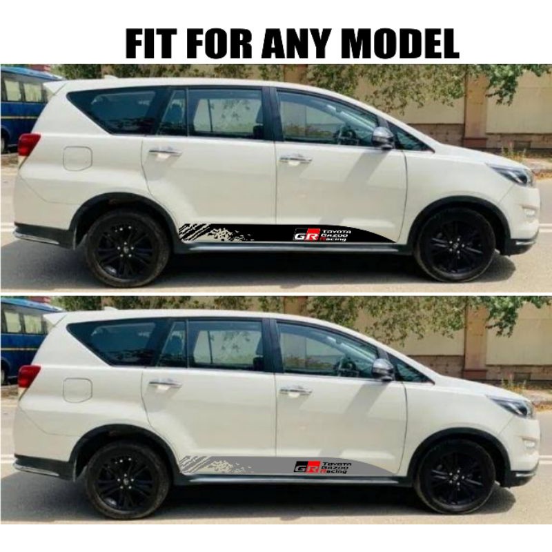 Toyota Gazoo Racing Sticker for Toyota Innavo Side Body | Shopee ...