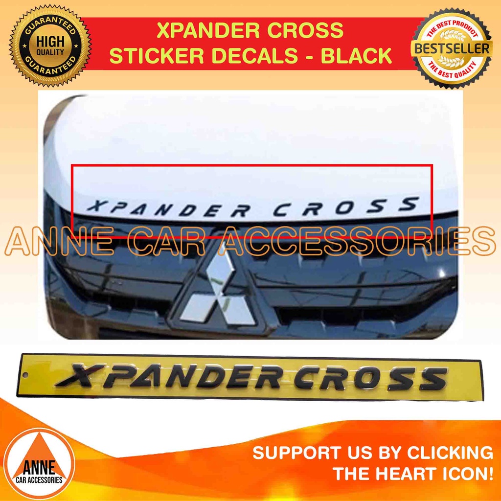 Car Hood Emblem Sticker for Xpander Cross 2018 - 2023 Decals / Bonnet ...