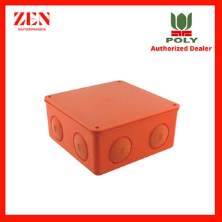 POLY Brand Square Box 4x4 PVC PULL BOX complete with COVER Set | Shopee Philippines