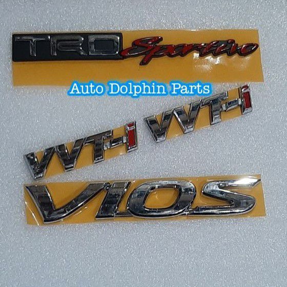 Vios emblem set has 4 types of original items ready, boss | Shopee ...